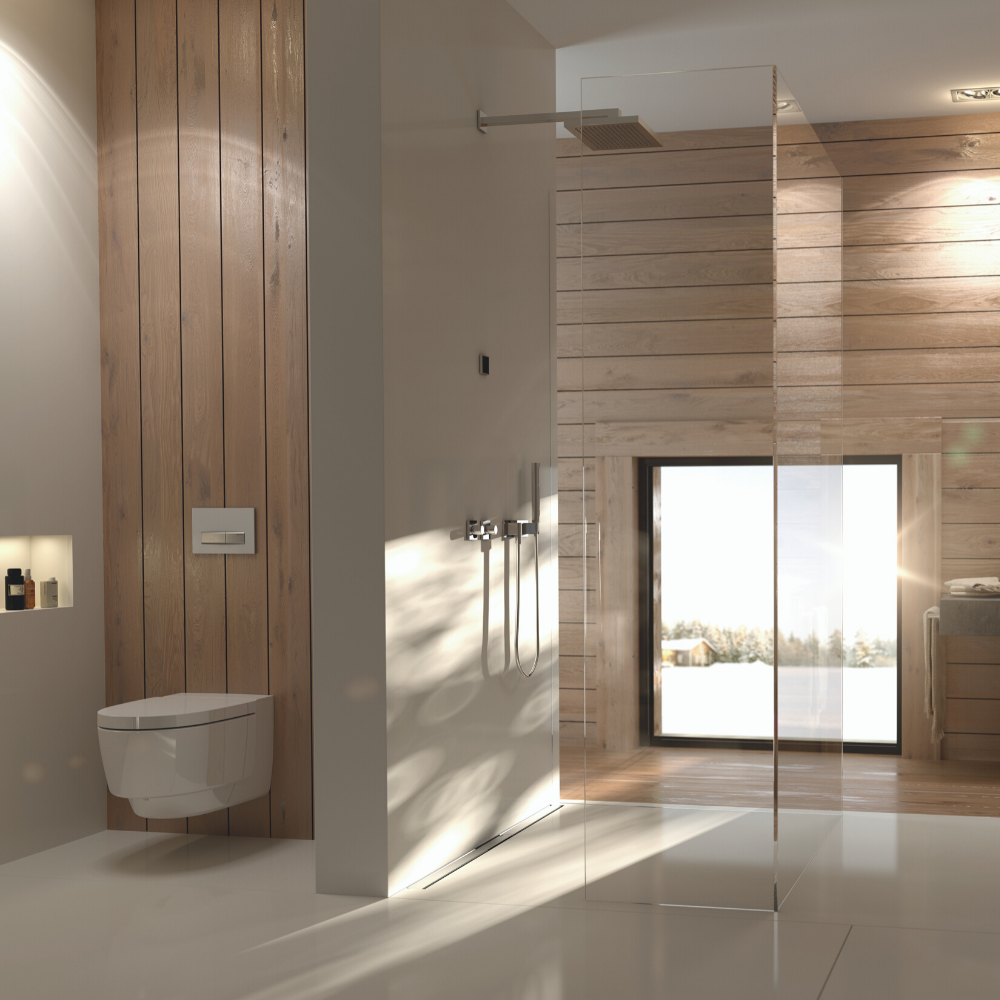 Geberit CleanLine Shower & AquaClean Mera Comfort Shower Toilet - Home ...
